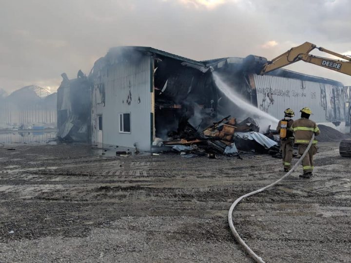 Fire crews extinguish large blaze at fish farm northwest of Lethbridge ...