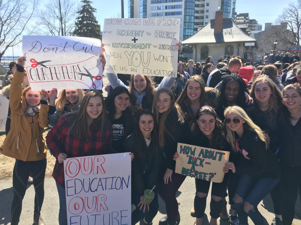 Kingston students, school board protest Ontario government’s education ...