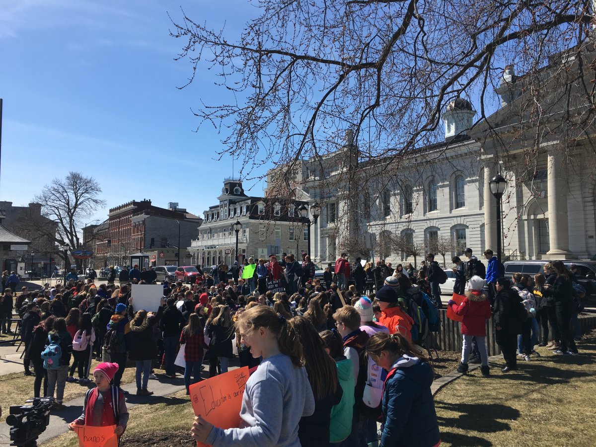 Kingston students, school board protest Ontario government’s education ...
