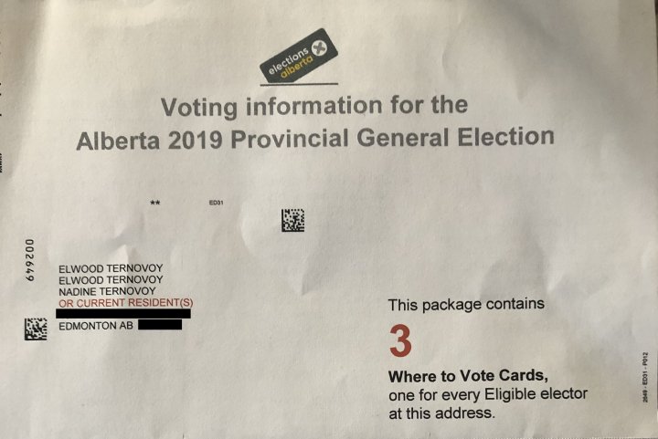 Voter honesty urged after Edmonton man receives two voter cards in his ...