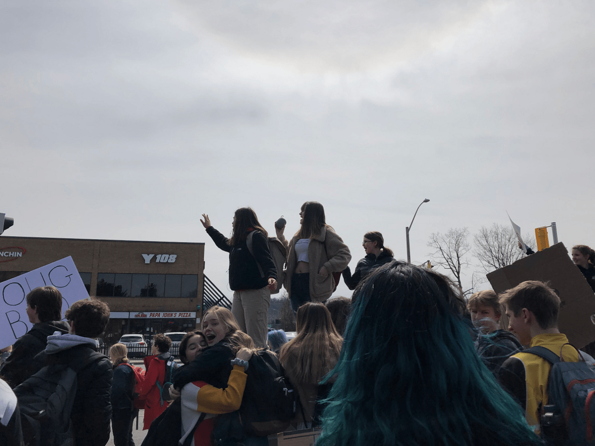 Hamilton students protest education cuts in province-wide walkout ...