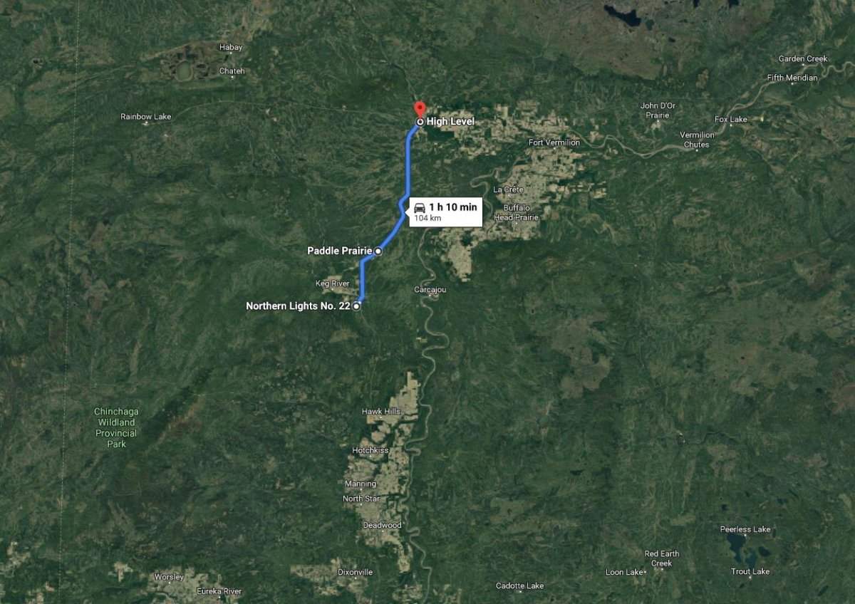 Northern Alberta wildfire destroys at least 11 homes in Paddle Prairie ...