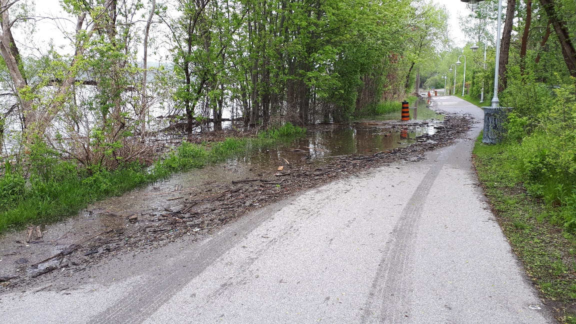 Hamilton closes waterfront trails due to high water levels of Lake ...