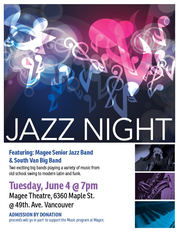 Jazz Night – Featuring the Magee Senior Jazz Band and the South Van Big ...