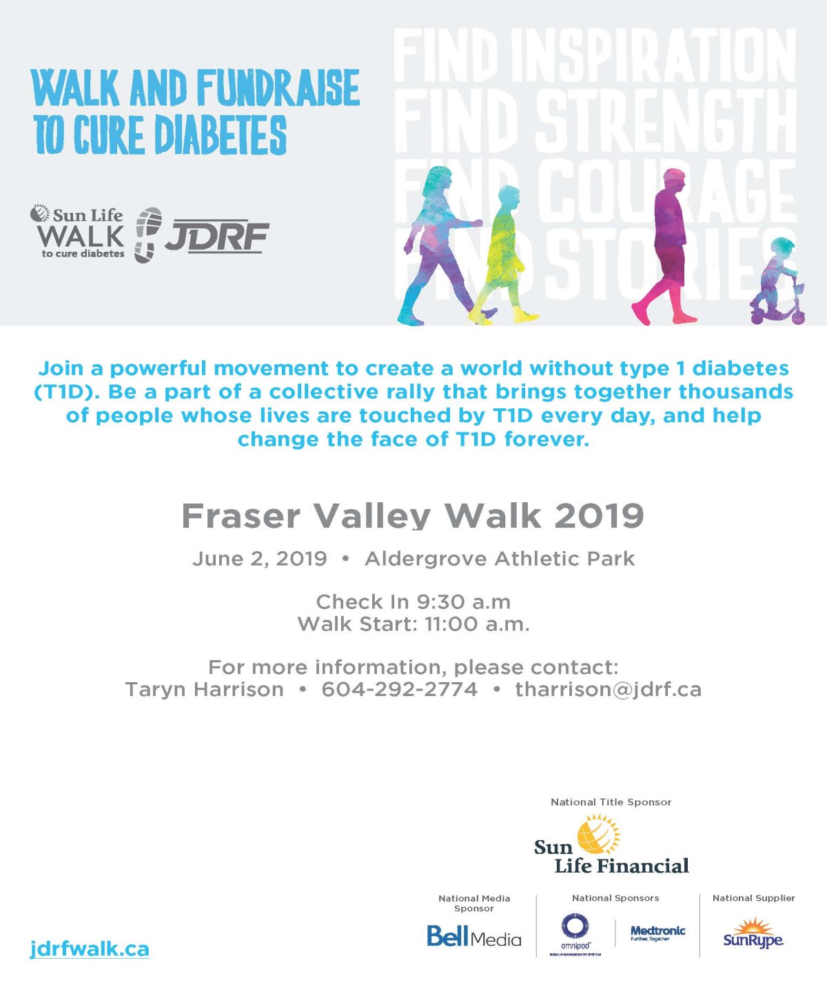 2019 Fraser Valley Sun Life Walk to Cure Juvenille Diabetes hosted by ...
