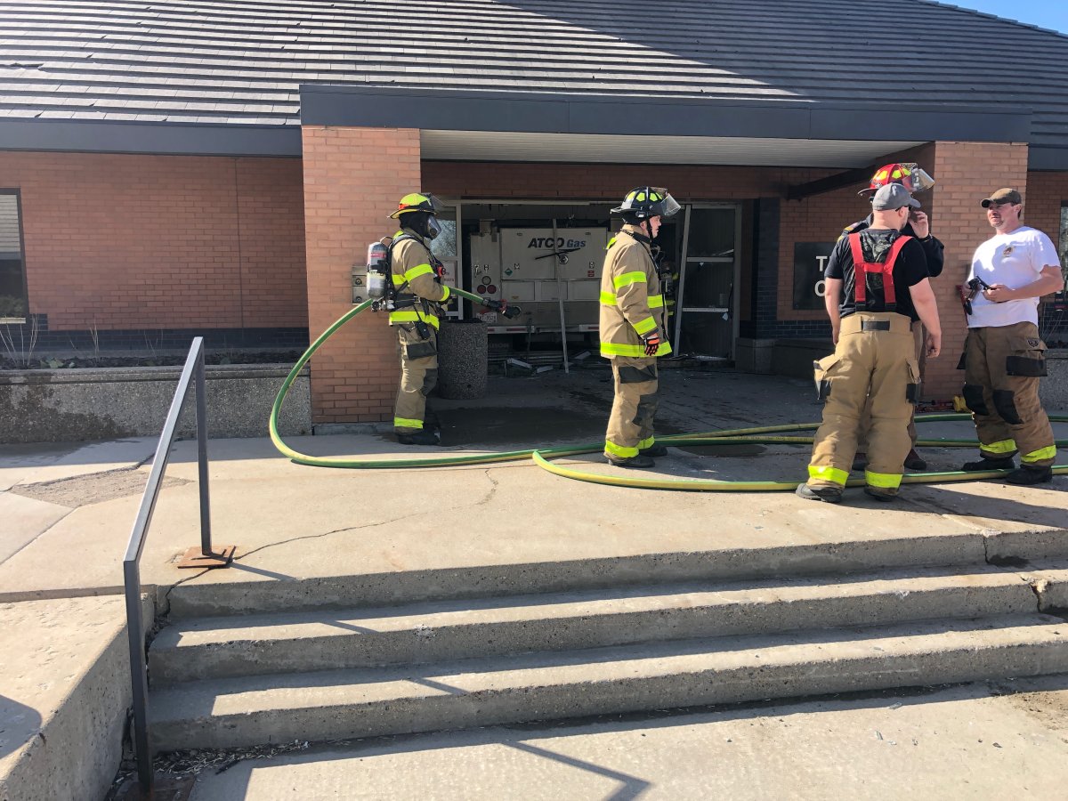 Man charged after vehicle crashes into Edson provincial building ...