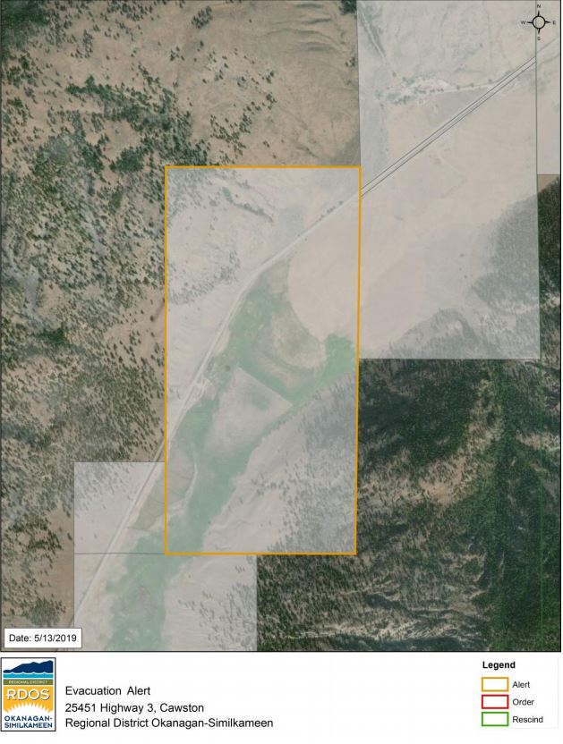 UPDATE: 80-hectare wildfire remains out-of-control west of Osoyoos, one ...