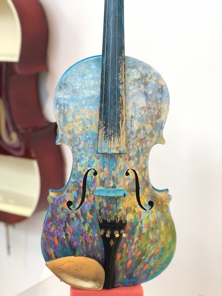 ‘One-of-a-kind’ violins, cello repurposed as art for Lethbridge youth ...