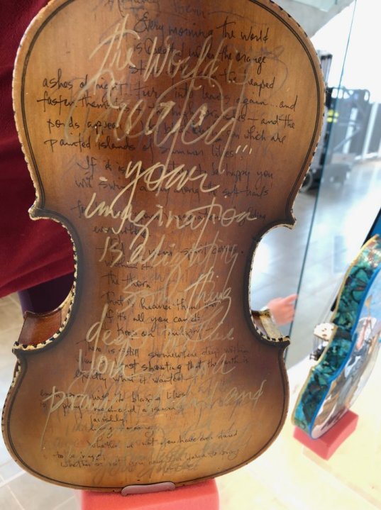 ‘One-of-a-kind’ violins, cello repurposed as art for Lethbridge youth ...