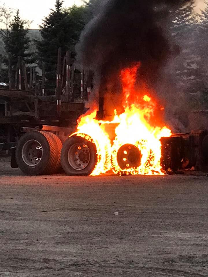 B.C. logging company equipment leveled by fire | Globalnews.ca