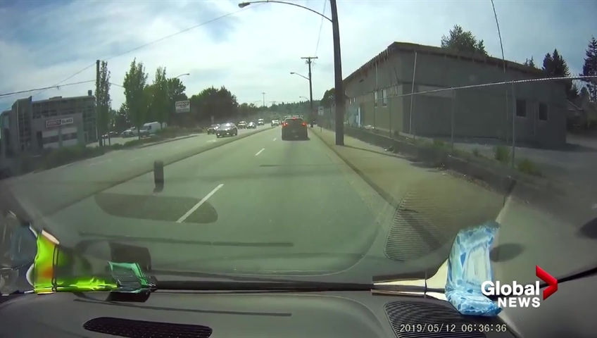 Video captures B.C. driver’s wheel falling off, bouncing through ...