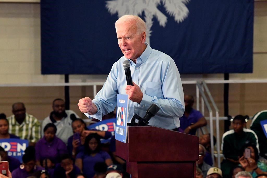 Biden holds campaign rally in Philadelphia as Democratic rivals prepare ...