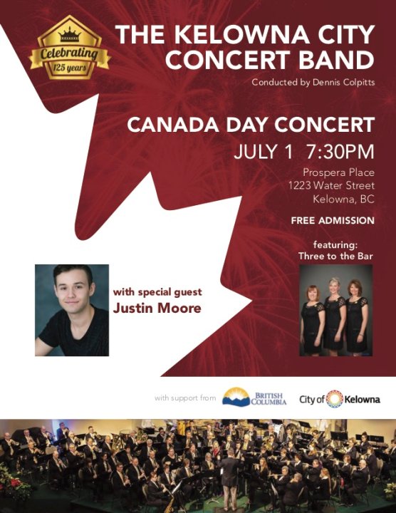 Free Canada Day concert by the Kelowna City Concert Band - GlobalNews ...