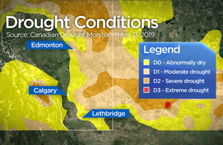 Alberta weather: province continues to battle drought as summer begins ...