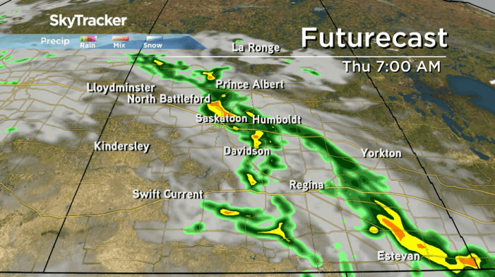 Saskatchewan weather outlook: severe storms bring heavy rain ...
