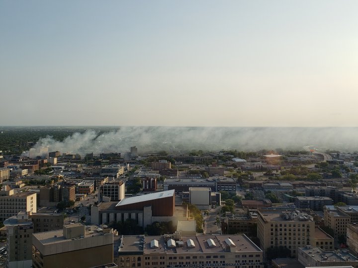 Warehouse as big as a city block on fire in Winnipeg’s North End ...