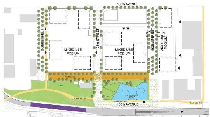12 towers proposed near Rogers Place in downtown Edmonton’s Ice ...
