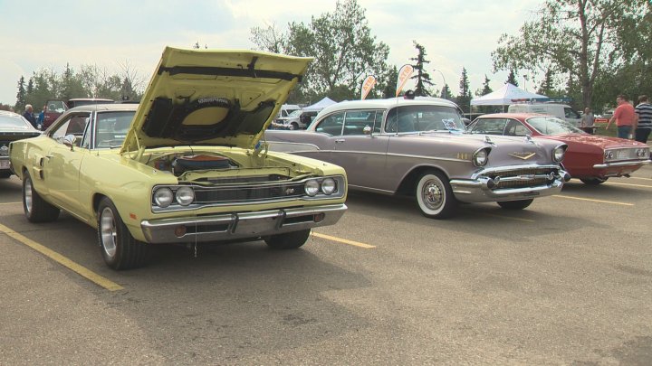 In photos: Classic car lovers cruise through history at annual Edmonton ...