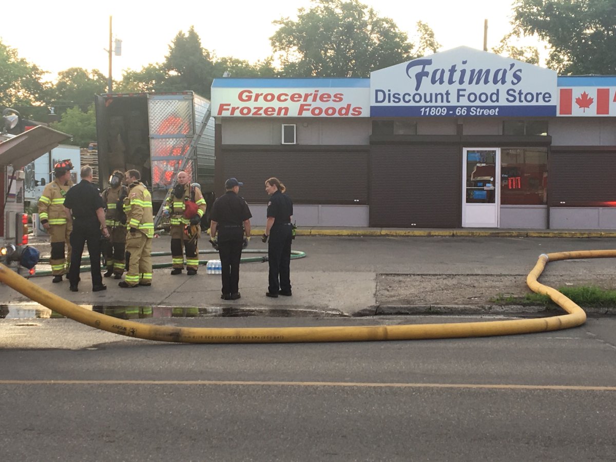 Arson outside grocery store in central Edmonton concerns residents ...