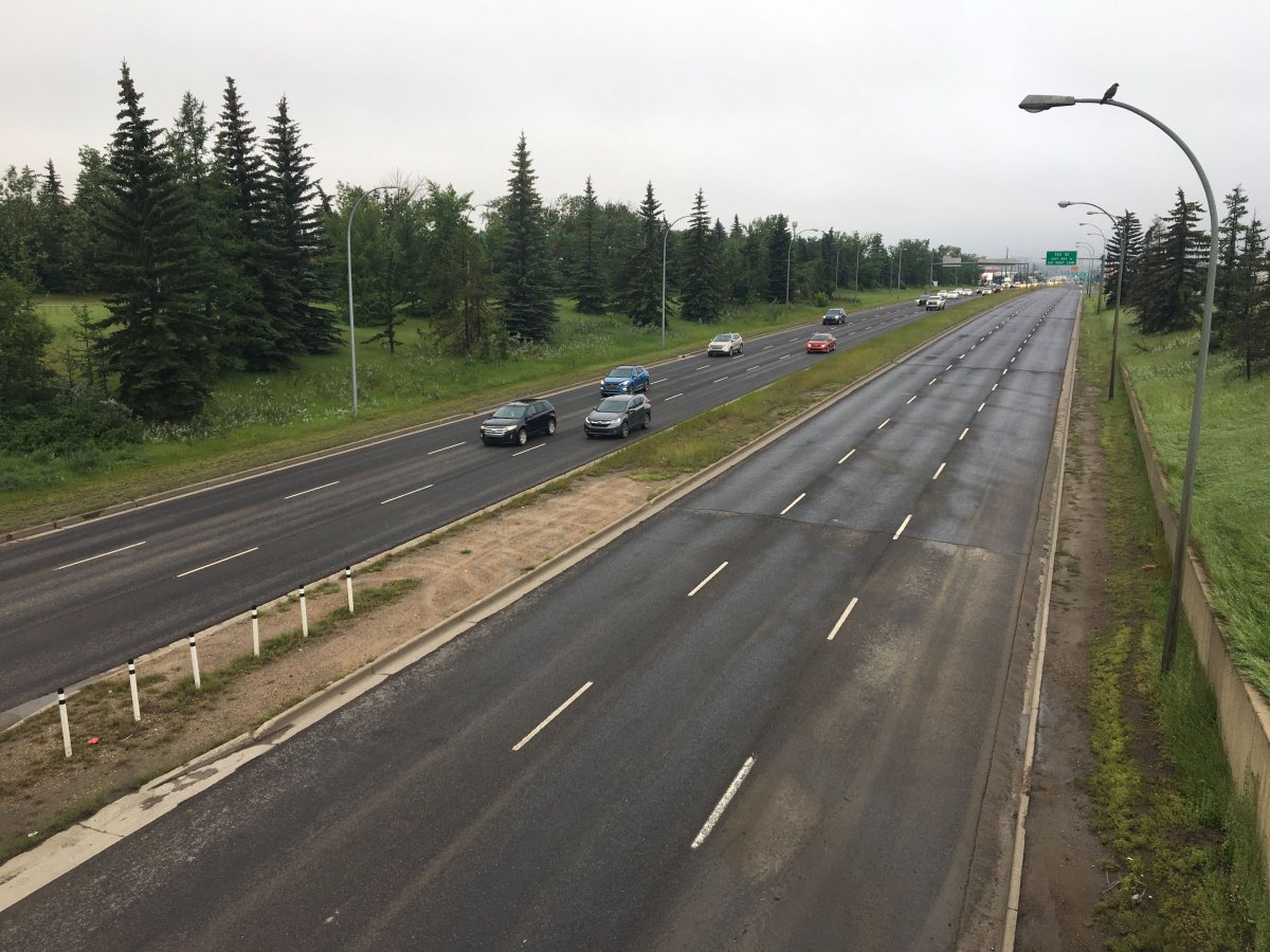 Sinkhole shuts down part of Yellowhead Trail after stormy weather ...
