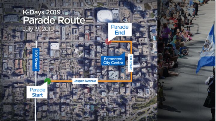 Rain holds off for 2019 K-Days Parade through downtown Edmonton ...