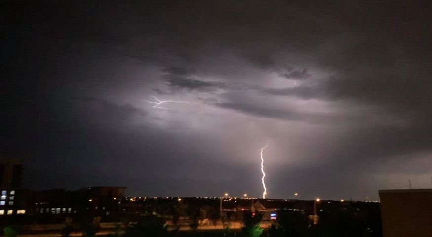 Lightning, booming thunder as severe overnight storm rolls through ...