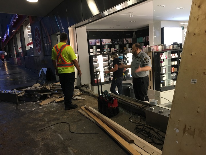 Driver charged after hitting pedestrian, storefront: Toronto police ...