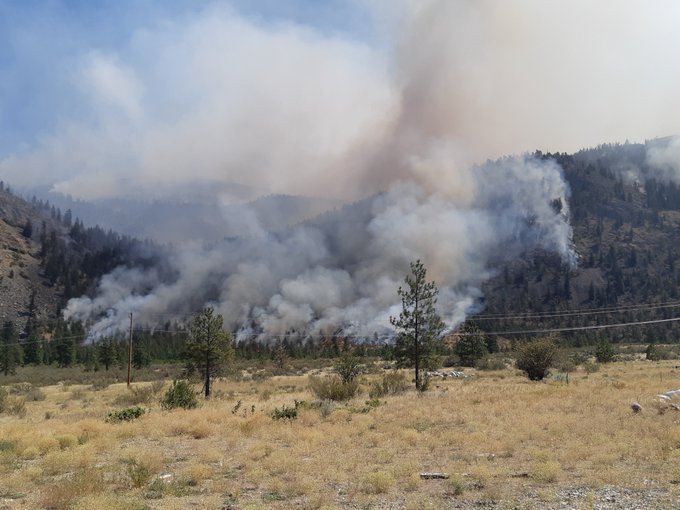New evacuation alerts because of Eagle Bluff wildfire north of Oliver ...