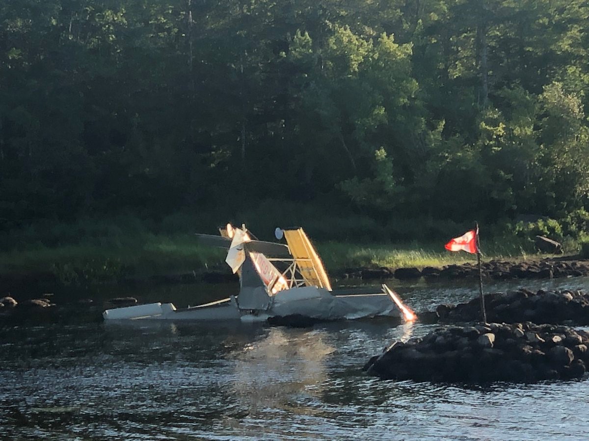 RCMP say two hurt in Nova Scotia float plane crash into lake, clipped ...