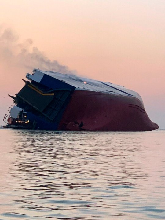 4 missing crew members rescued after cargo ship overturns near Georgia ...