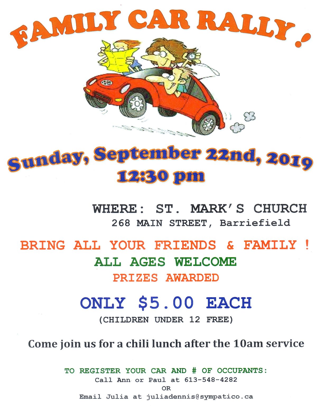 St. Mark’s Annual Family Car Rally - GlobalNews Events