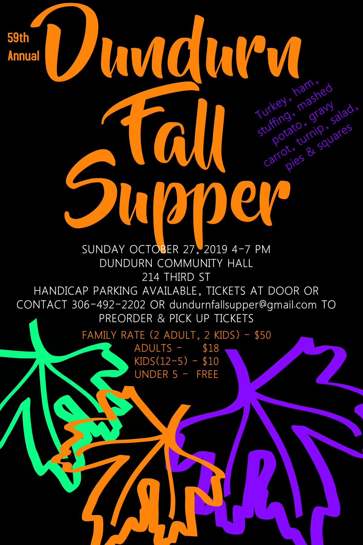 Dundurn Fall Supper - GlobalNews Events