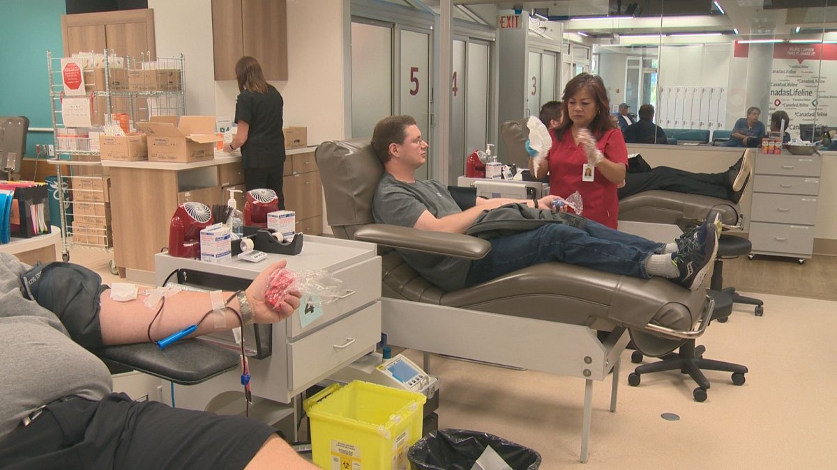 Newly renovated Edmonton blood donor clinic aims to enhance experience ...