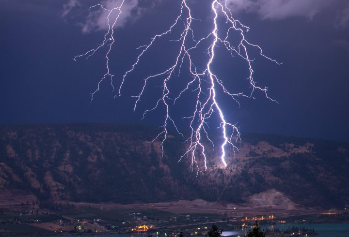 IN PICTURES: Lightning storm surges through Okanagan - Okanagan ...