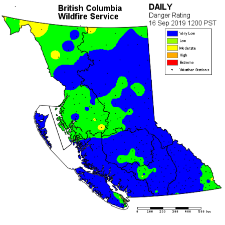 Open burn ban lifted for Coastal Fire Centre as cool weather persists ...