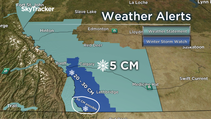 Fall just started, but winter moves into Alberta this weekend ...