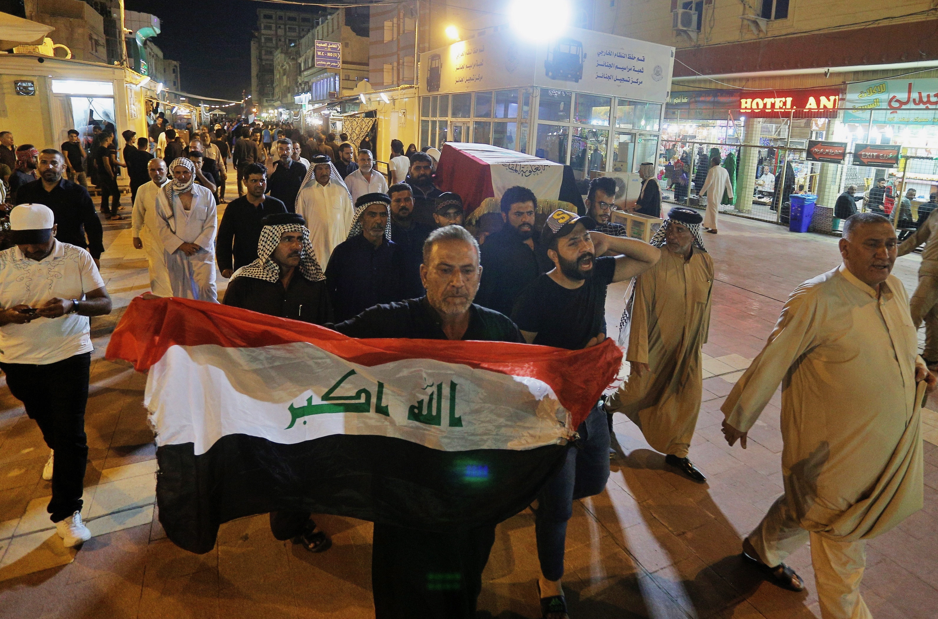 Iraq protests continue in face of crackdown after at least 74 killed in ...