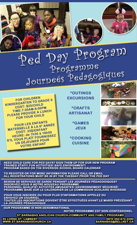 Ped Day Childcare Program - GlobalNews Events
