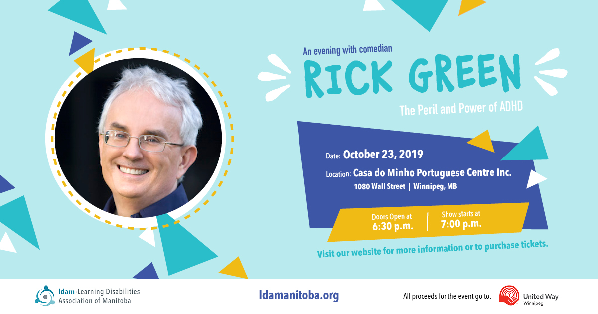 A comedic evening with Rick Green: The peril and power of ADHD ...
