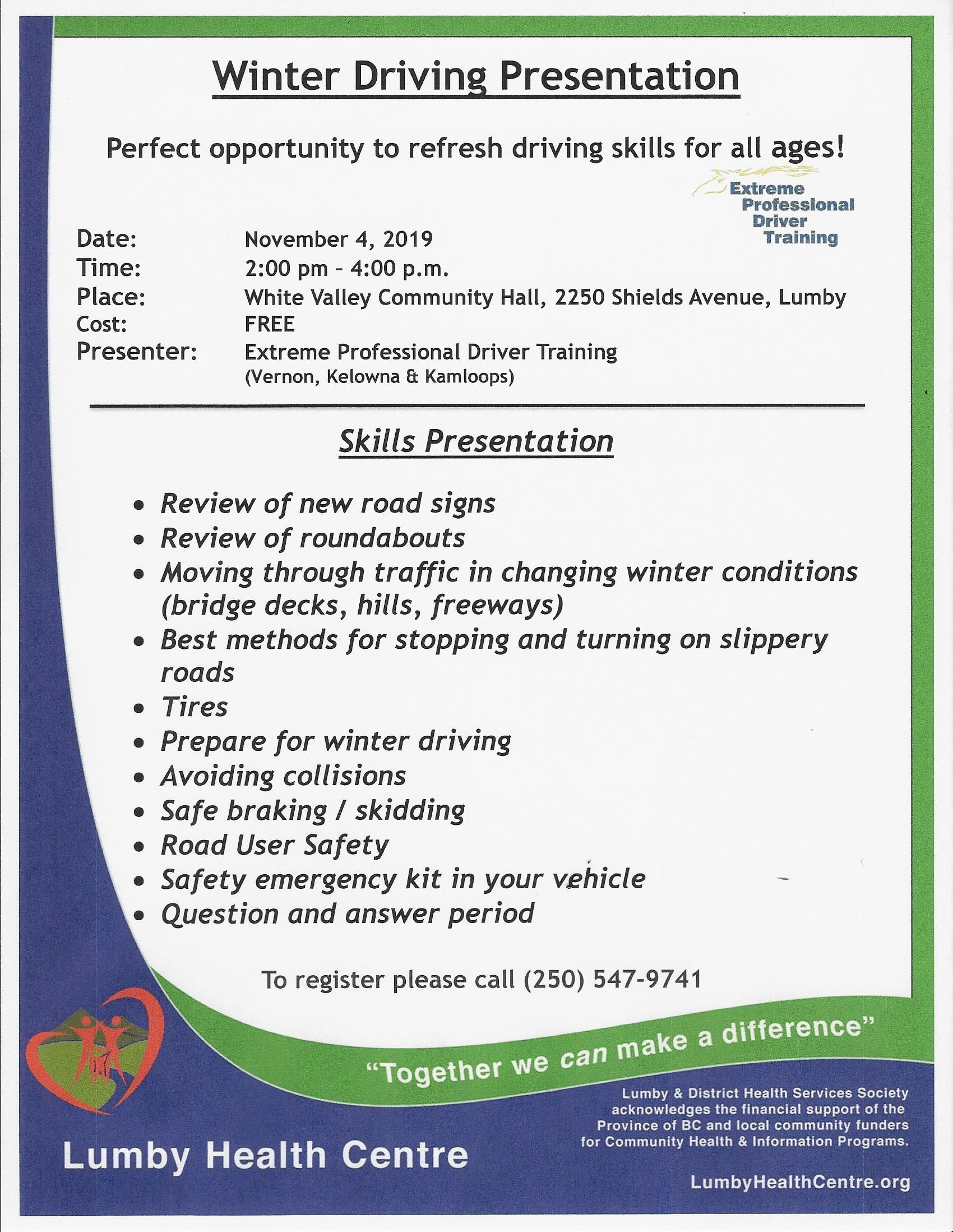 Winter Driving Presentation - GlobalNews Events