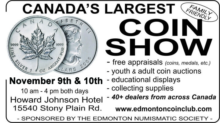 Edmonton Coin Show (Fall) 2019 - GlobalNews Events