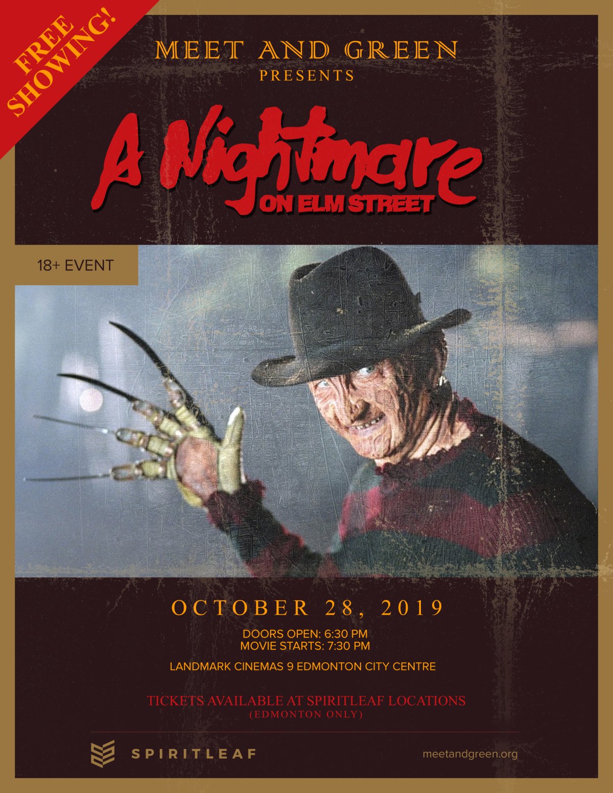 A Nightmare On Elm Street – Free Horror Movie Night - GlobalNews Events
