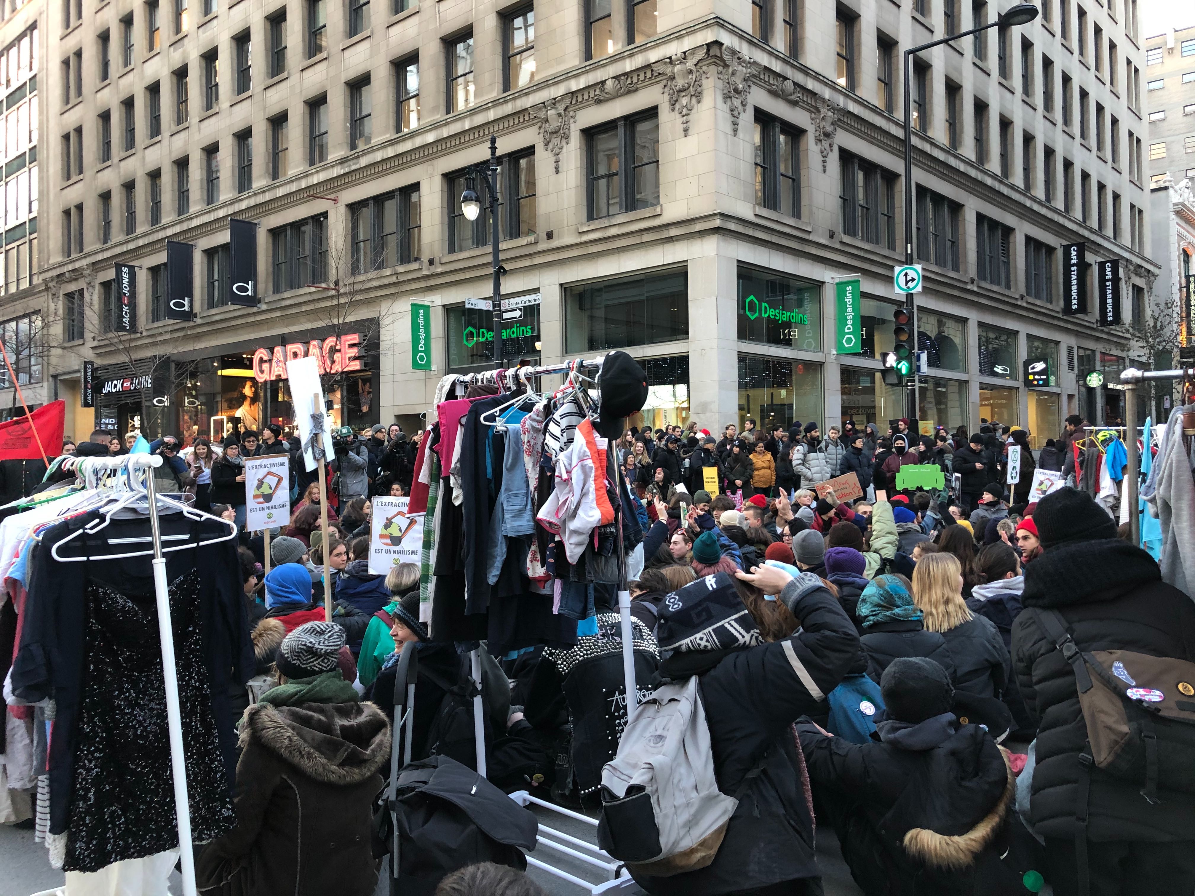 Montreal police arrest 12 minors as Black Friday protests descend on ...