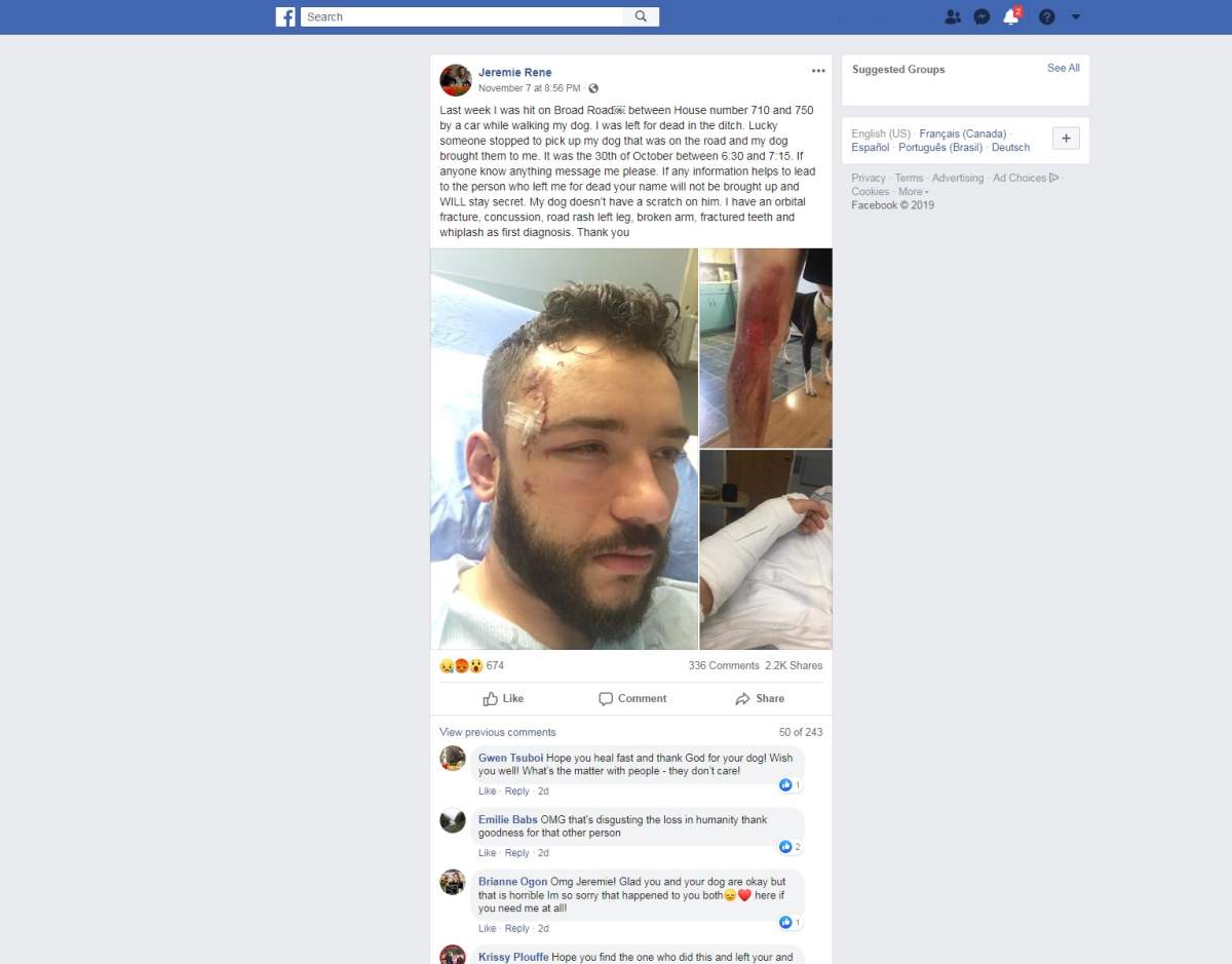 New Brunswick hit-and-run victim asking for public’s help to find ...