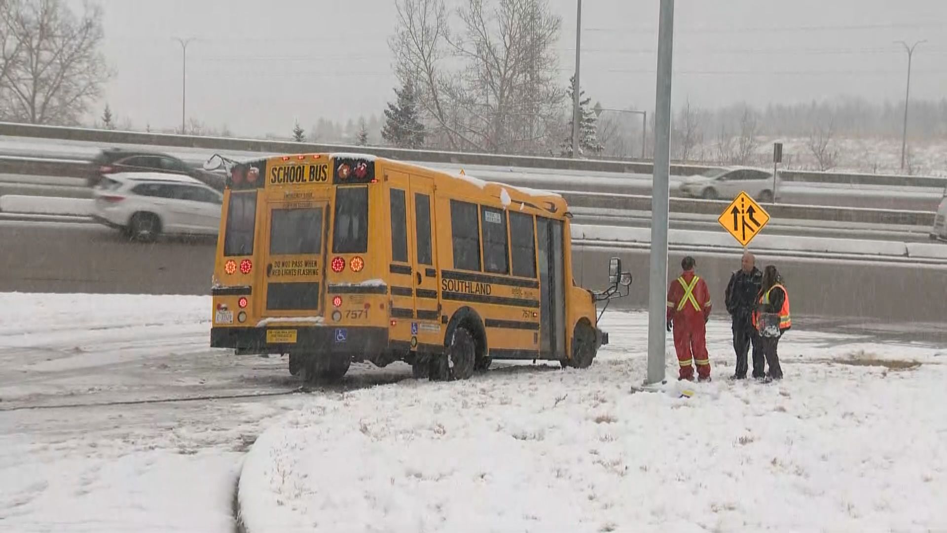 18 children uninjured after 3 school buses crash on wintry Calgary ...