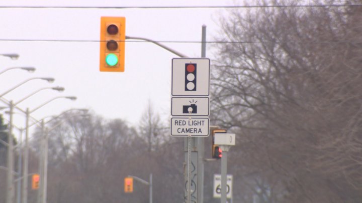 Guelph unveils its 6 intersections for red-light cameras | Globalnews.ca