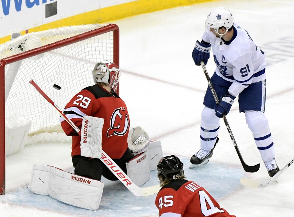 Devils score own goal in OT, Maple Leafs win 6th straight - Toronto ...