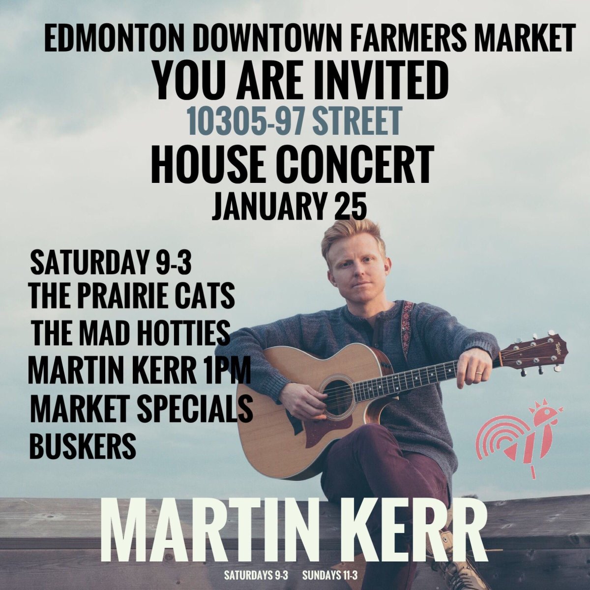 Martin Kerr House Concert Edmonton Downtown Farmers Market - GlobalNews ...