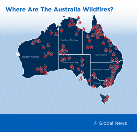 MAP: Here’s where Australia’s wildfires are currently burning ...