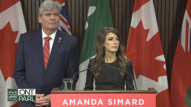 Ex-PC MPP Amanda Simard joining Ontario Liberal Party | Globalnews.ca